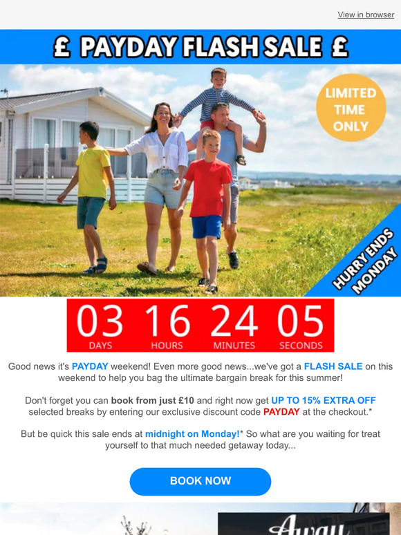 BreakFree Holidays: Payday 𝗙𝗹𝗮𝘀𝗵 𝗦𝗮𝗹𝗲 - Warning Unbeatable Offers ...