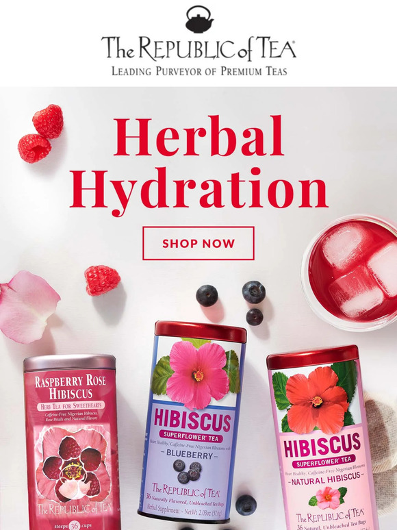 The Republic of Tea: Herbal Hydration | Milled