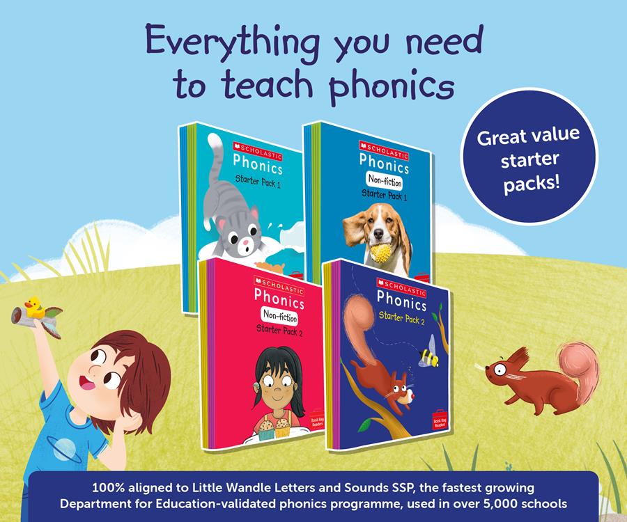 Scholastic: Everything you need to teach phonics at home 📖 | Milled