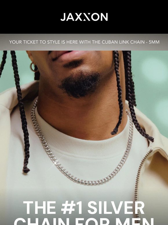 Jaxxon: The #1 Silver Chain For Men | Milled