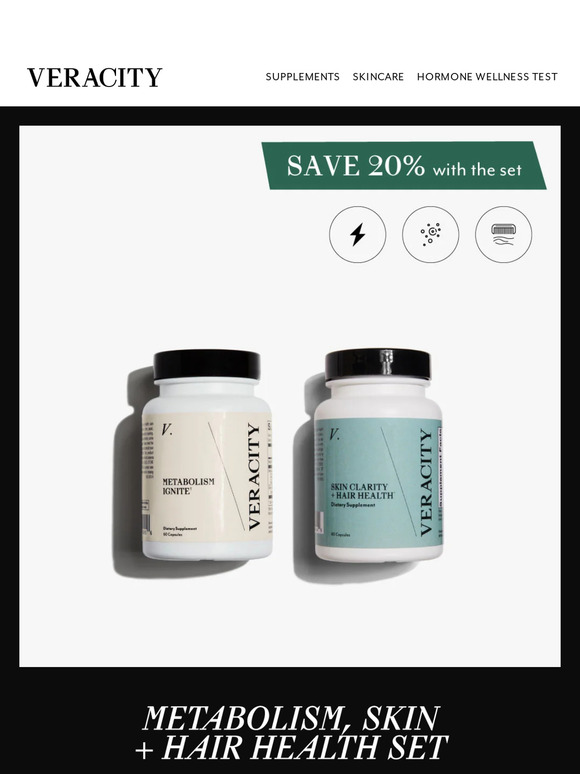 Veracity Selfcare: Metabolism, skin + hair health⚡️ | Milled