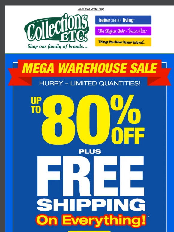 Collections Etc.: The Mega Warehouse Sale You've Been Waiting For Is ...