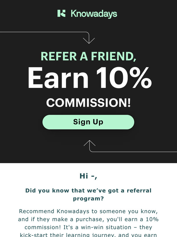Knowadays: Introducing Our Referral Program | Milled