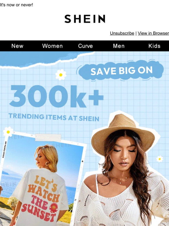 SHEIN: You Don't Wanna Miss This: Markdowns on 300k+ Must-haves | Milled