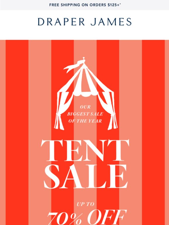 Draper James: ICYMI: Tent Sale 🎪 Up to 70% Off | Milled