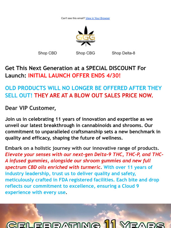 Green Garden Gold: 🍄🚨 Introducing Our Next-Gen Product Line on Our 11th ...