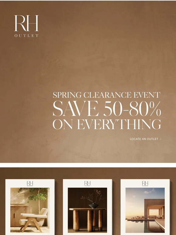 Restoration Hardware Email Newsletters: Shop Sales, Discounts, and ...
