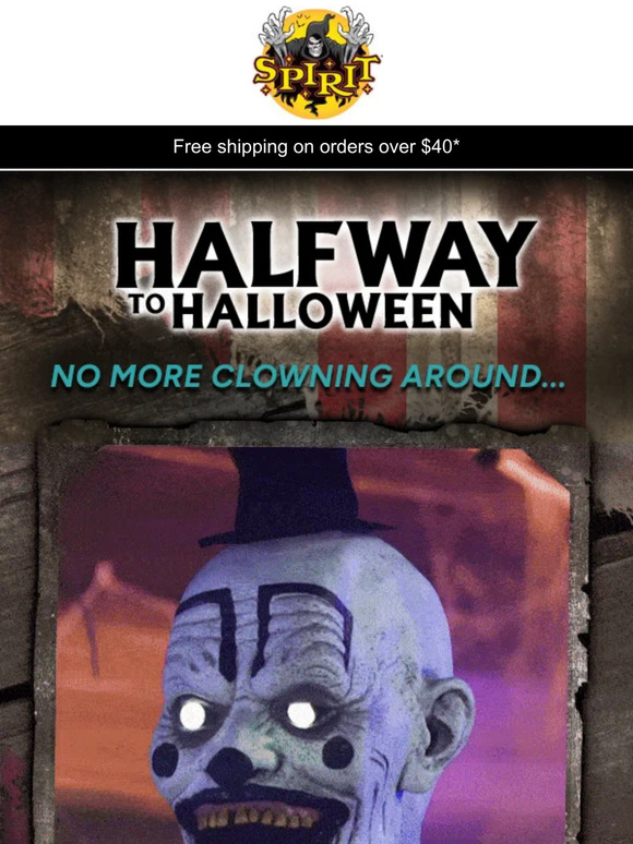 Spirit Halloween: 🎪 BACK IN STOCK: Clowning Around | Milled