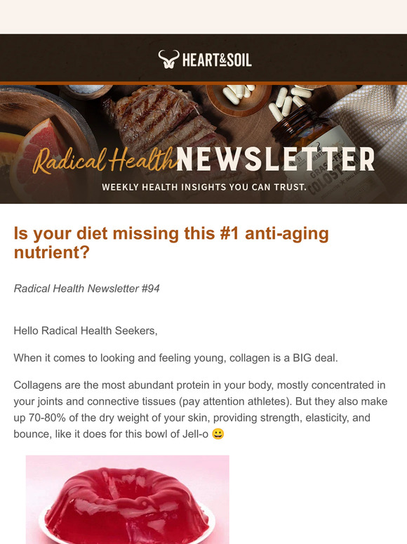 Heart & Soil: Is your diet missing this #1 anti-aging nutrient? | Milled