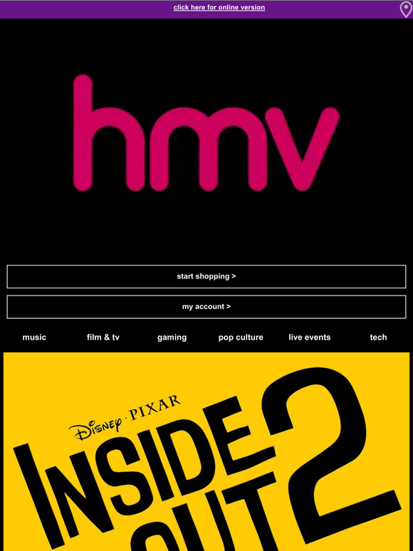 HMV: hmv's Biggest | NEW Inside Out 2 Loungefly | Milled