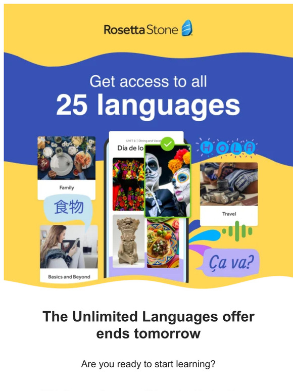 Rosetta Stone: ⏰ Ends tomorrow: Everything you need from Rosetta Stone ...
