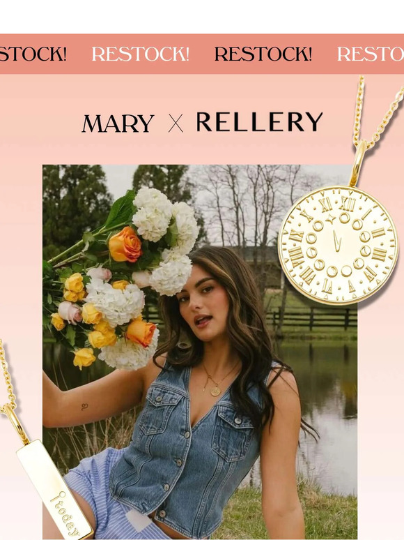 Rellery: Restock Alert: Mary X Rellery | Milled