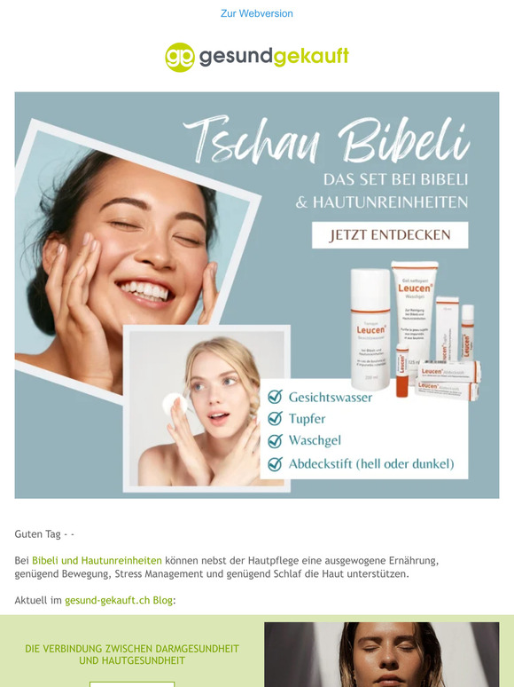 Gesund-gekauft: Tschau Bibeli - Tipps gegen Hautunreinheiten | Milled