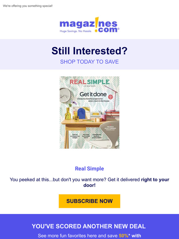 Meredith Magazine Store: CONFIRMED: You're Getting... | Milled