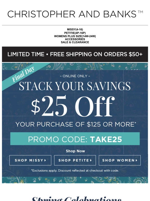 Christopher & Banks: Dress to Impress for Your Spring Occasions… | Milled