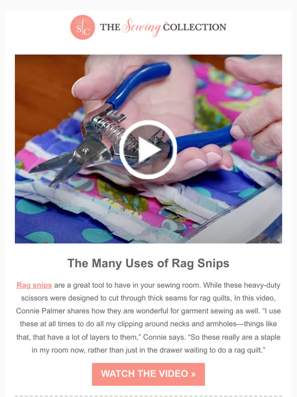 Martha Pullen: The Many Uses of Rag Snips | Milled