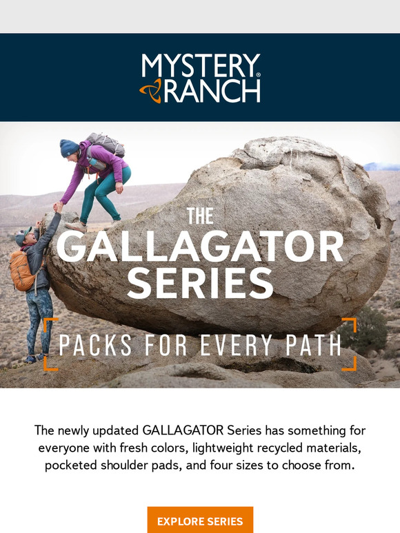 Mystery Ranch: The ALL-NEW GALLAGATOR Series | Milled