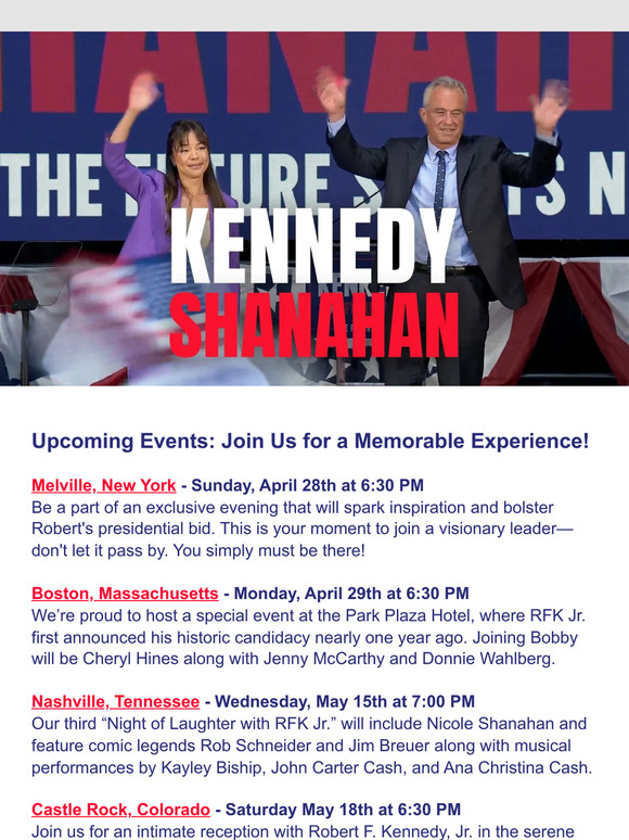 Robert F. Kennedy Jr.: RFK Jr’s Personal Message & Best Selling Merch ...