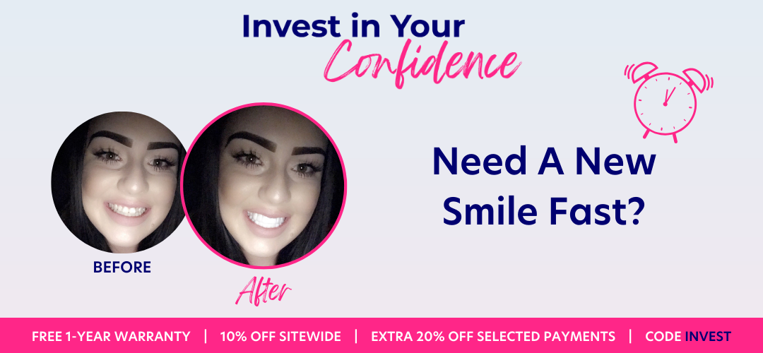INSTAsmile: Hi —, Need a New Smile Fast? ⏰ | Milled