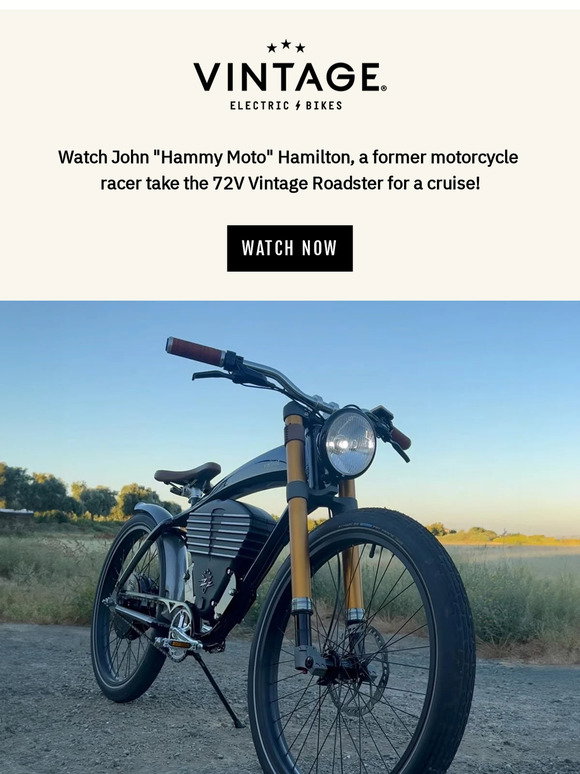 Vintage Electric: Check Out The Vintage Roadster E-Bike Video Review ...