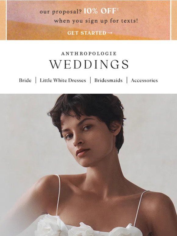 Anthropologie: the definition of 'modern bride'... | Milled