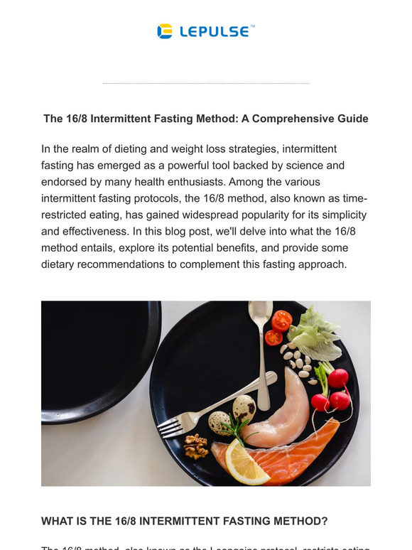 Lepulse: The 16/8 Intermittent Fasting Method: A Comprehensive Guide ...