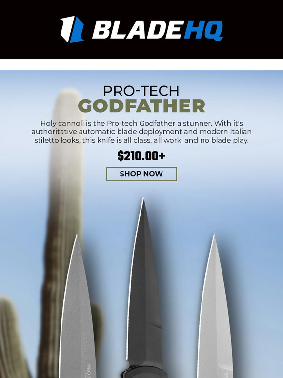 Blade HQ - Source: This knife has a classic stiletto design with a ...