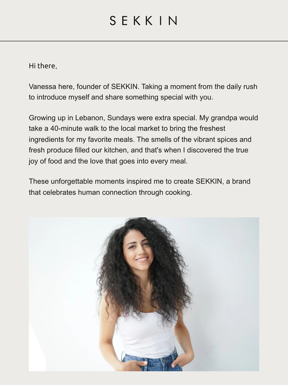 SEKKIN: A Personal Invitation from our Founder | Milled