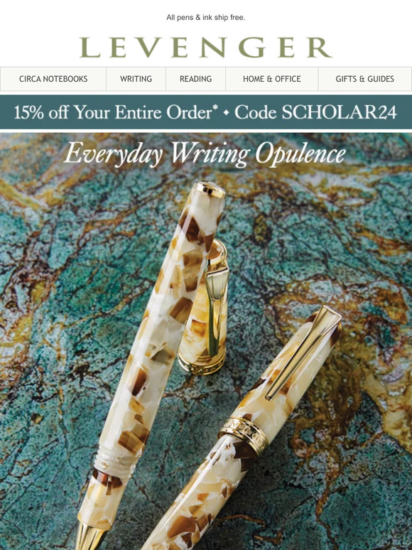 Levenger: Experience True Elegance: 15% Off Your Order | Milled