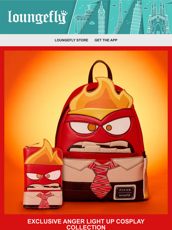 Funko: Loungefly Exclusive: Inside Out Anger Light-Up Collection | Milled