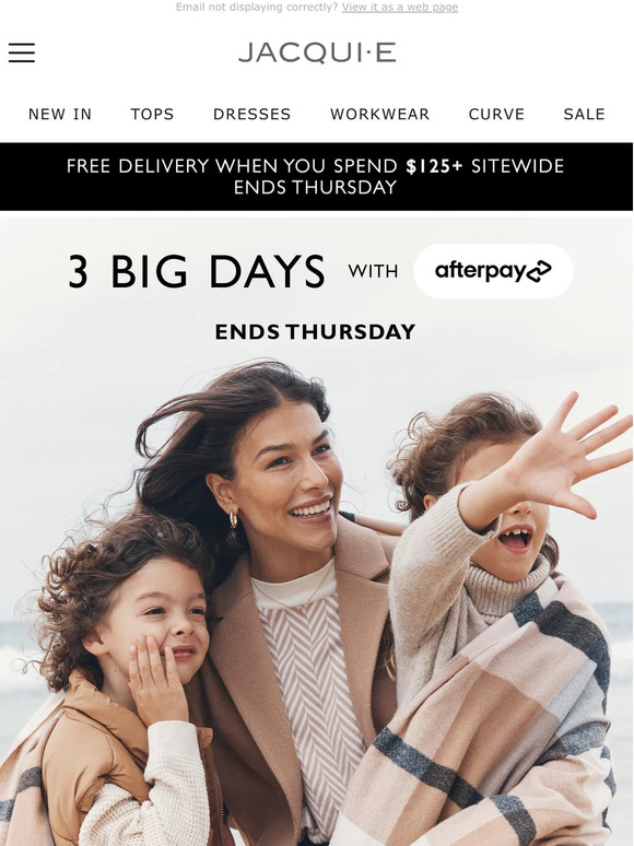 Jacqui E: Complete Her Winter Look with 30-50% Off Everything | Milled