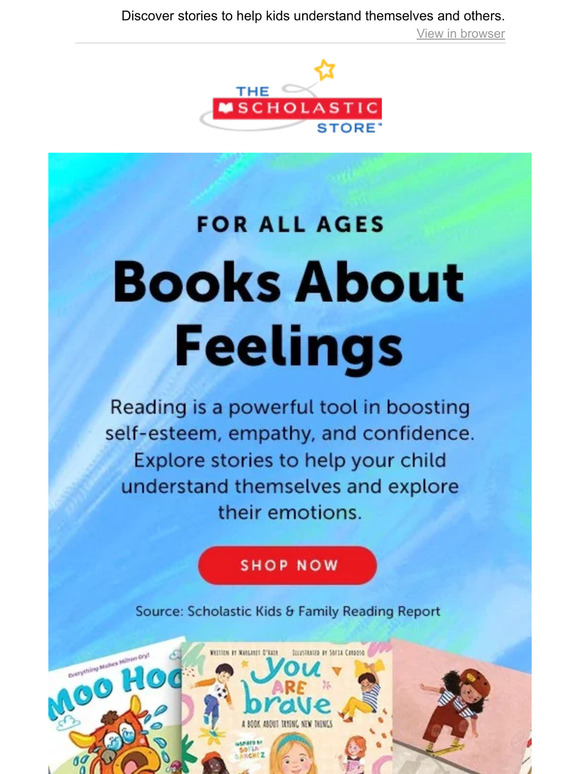 The Scholastic Store Online: Books About Feelings For Every Reader | Milled
