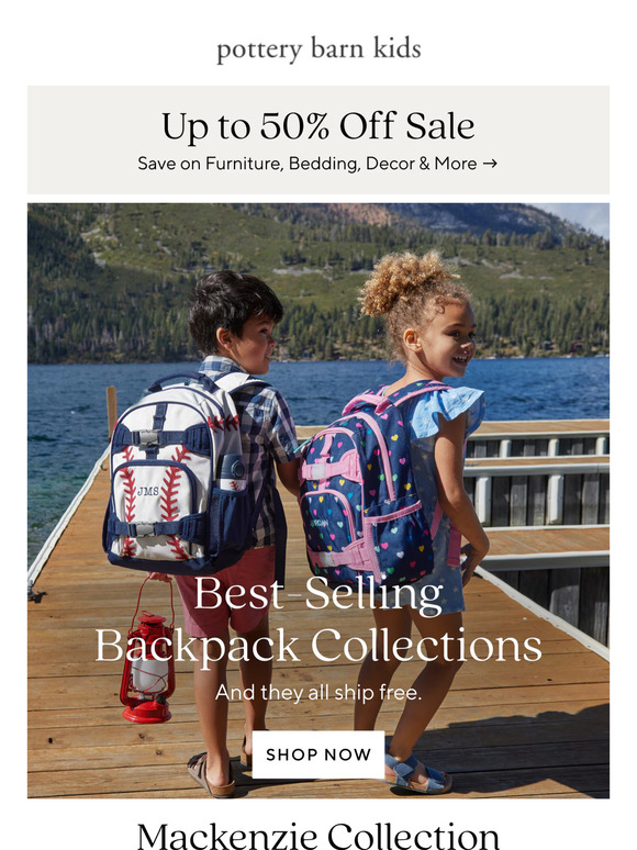 Pottery Barn Kids: Backpacks for every personality 🌼🦕⚾🌈 | Milled