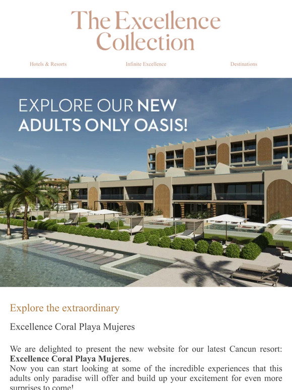 The Excellence Collection: Discover the details of our new resort! | Milled