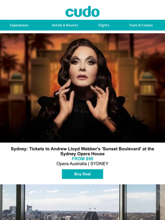 Cudo: Sydney: See 'Sunset Boulevard' at the Sydney Opera House | Milled