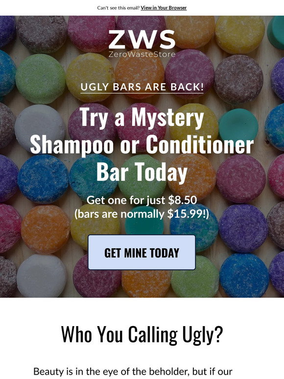 Zero Waste Store: UGLY bars are back 👀👻 | Milled