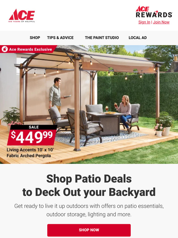 Ace Hardware Email Newsletters: Shop Sales, Discounts, and Coupon Codes