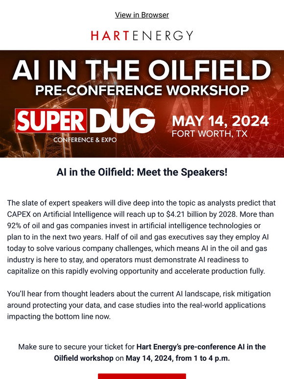 Hart Energy: AI in the Oilfield: Meet the Speakers | Milled