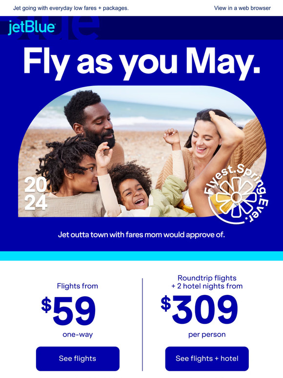 JetBlue: Up, up and a-MAY. | Milled