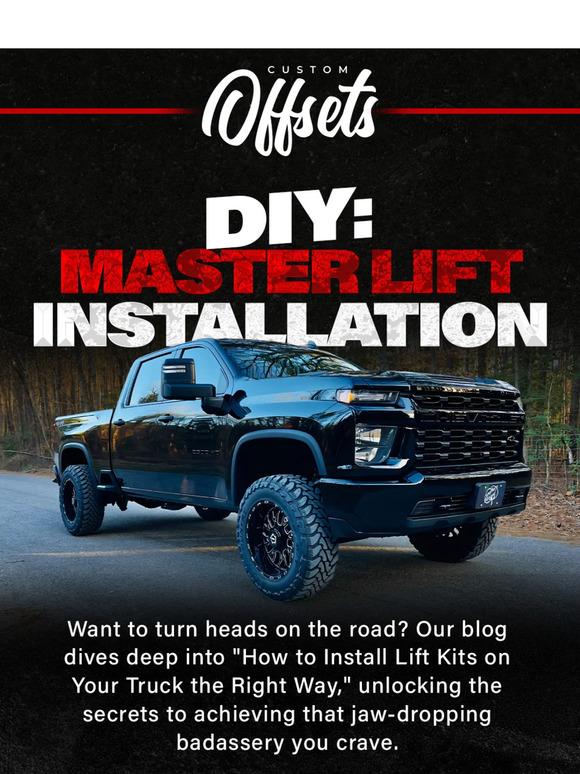 Custom Offsets: DIY: How to install lift kits | Milled