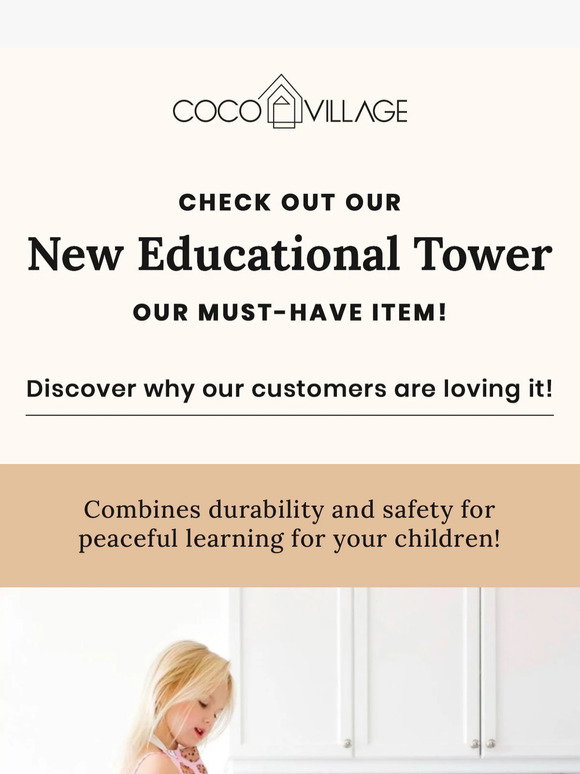 Coco Village: Montessori-Inspired 🌟 The Educational Tower | Milled