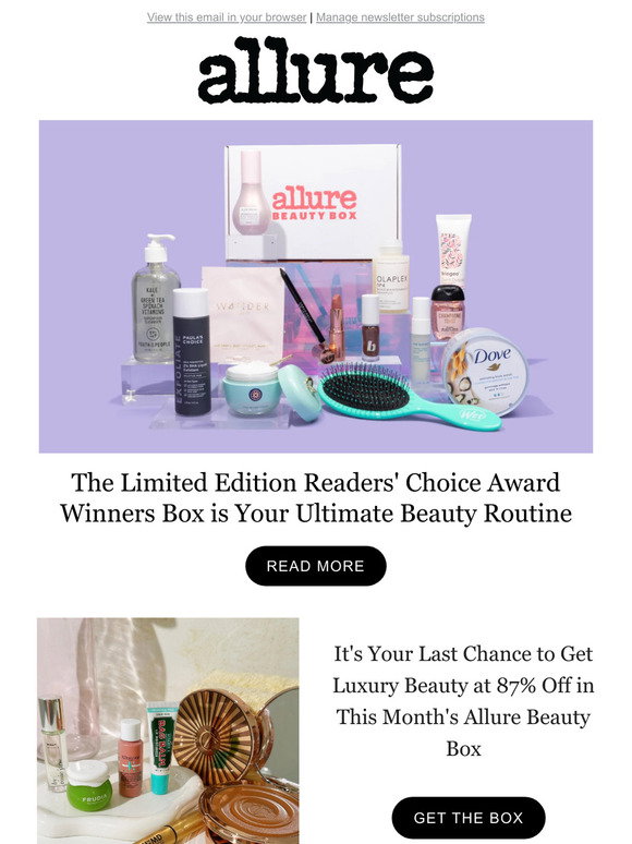 Allure: Here's What's Inside Our Bougiest Limited-Edition Beauty Box ...