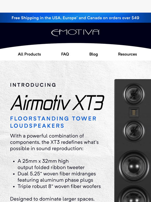 Emotiva: Discover the Airmotiv XT3 | Milled