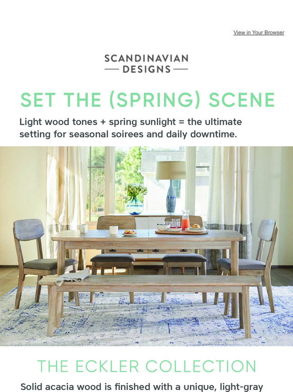 Scandinavian Designs: Light wood tones for spring | Milled