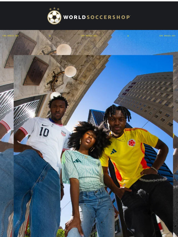 World Soccer Shop: 50 Days until Copa America comes to US! Shop Your ...