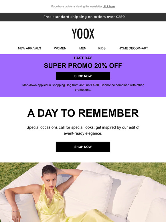 YOOX: Discover our wedding guest edit >> | Milled