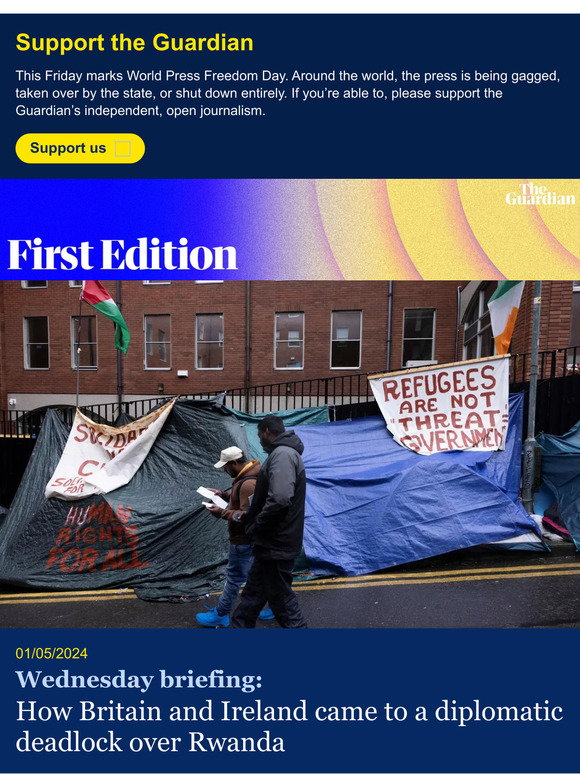 The Guardian: Inside the UK-Ireland asylum seeker row | First Edition ...