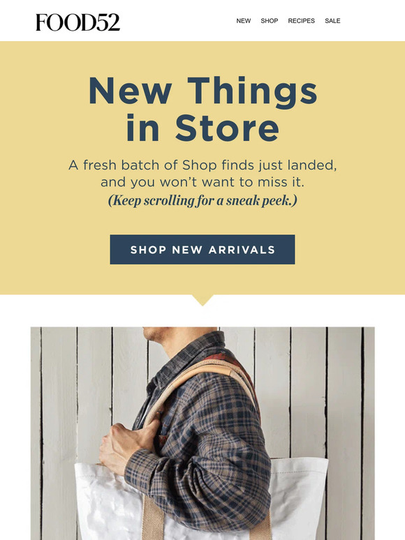 Food52 Email Newsletters: Shop Sales, Discounts, and Coupon Codes