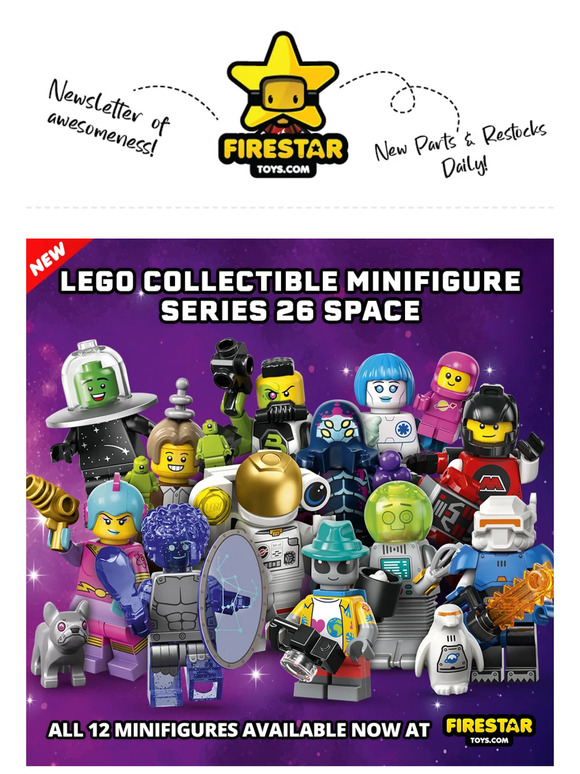 Firestar Toys: 👽 Explore the Cosmos with LEGO Series 26 Minifigures! 🪐 ...