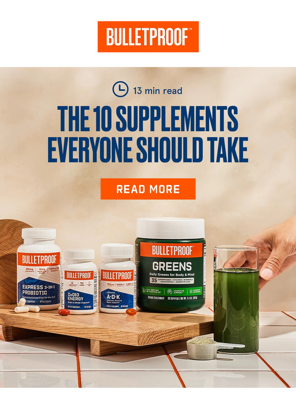 Bulletproof: Top 10 Supplements You Should Take | Milled